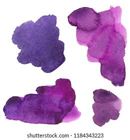 Purple Spots Elements Design Concept Stock Illustration 1184343223 ...