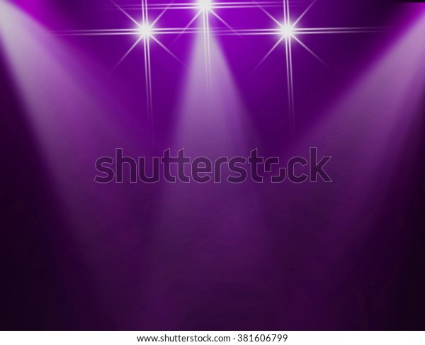 Purple Stage Background Stock Illustration 381606799 | Shutterstock