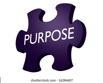Purpose Puzzle Stock Illustration 16284607