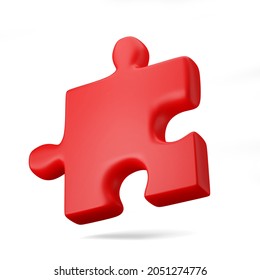 Puzzle Logic Problem Solving Symbol 3d Stock Illustration 2051274776 ...