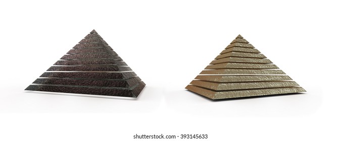 Pyramid 3d Render Stock Illustration 393145633 | Shutterstock
