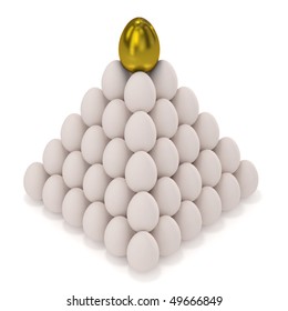 Pyramid Eggs Stock Illustration 49666849 | Shutterstock