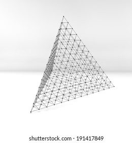 Triangle Hyperbolic Paraboloid Sacred Geometry Stock Illustration ...