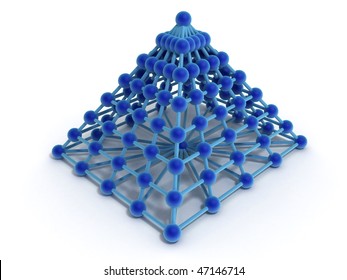 Pyramid Molecule 3d Model Stock Illustration 47146714 | Shutterstock