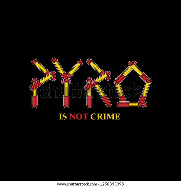 Pyro Logo Will Make You Complete Stock Illustration 1258895398