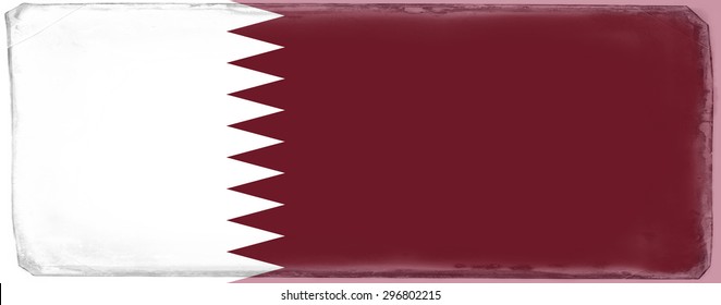 Qatari Flag Stock Illustration 296802215 | Shutterstock