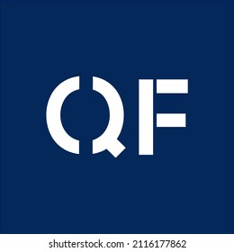 Qf Simple Initial Logo High Quality Stock Illustration 2116177862 ...
