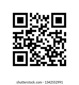 Qr Code Abstract Modern Bar Code Stock Illustration 1342552991 ...