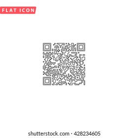 Qr Code Icon Vector Stock Vector (Royalty Free) 398412595