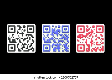 Qr Code Cartoon Screen Buy Barcode Stock Illustration 2209702707 ...