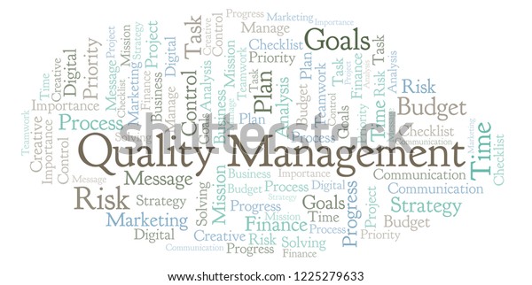 Quality Management Word Cloud Made Text Stock Illustration 1225279633 ...