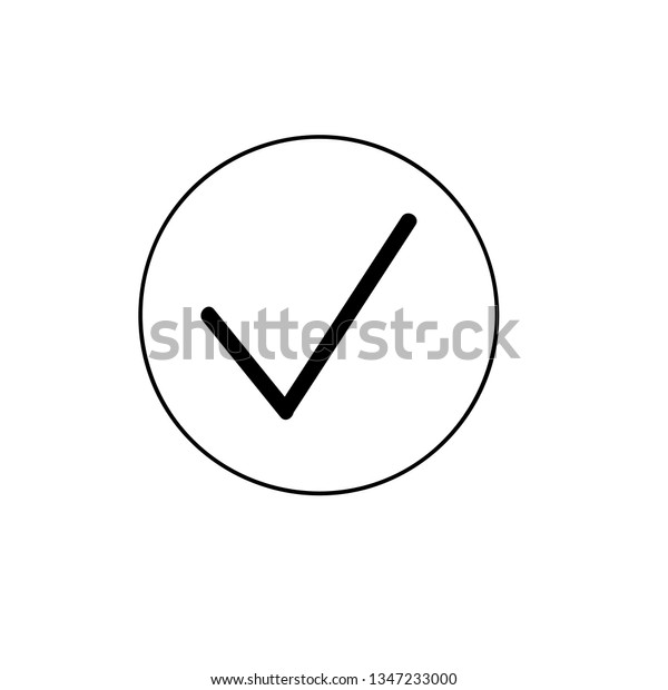 Quality Mark Icon On White Background Stock Illustration 1347233000 ...