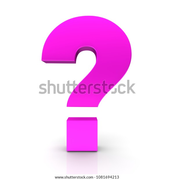 Query Sign 3d Question Mark Pink Stock Illustration 1081694213 ...