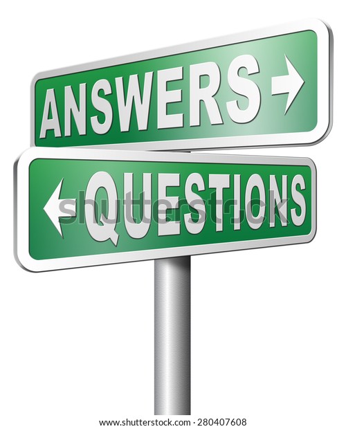 Question Answer Ask Right Questions Get Stock Illustration 280407608 ...
