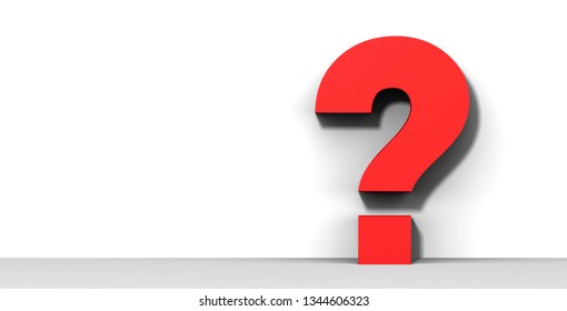 Question Mark 3d Red Interrogation Point 스톡 일러스트 1344606323 | Shutterstock