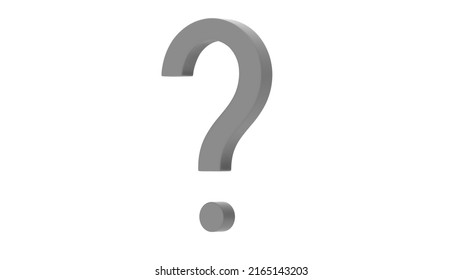 Question Mark 3d Silver Texture Symbol Stock Illustration 2165143203 ...