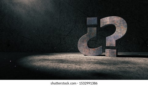 Question Mark Backgroundconcept Doubts Questionnaire Question3d Stock ...