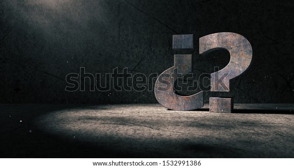 Question Mark Backgroundconcept Doubts Questionnaire Question3d Stock ...