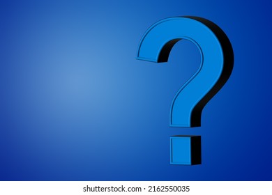 Question Mark Blue Gradient Background Copy Stock Illustration ...