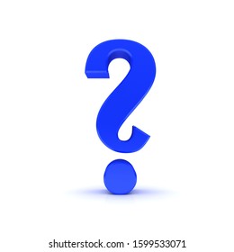Question Mark Blue Interrogation Point Sign Stock Illustration ...