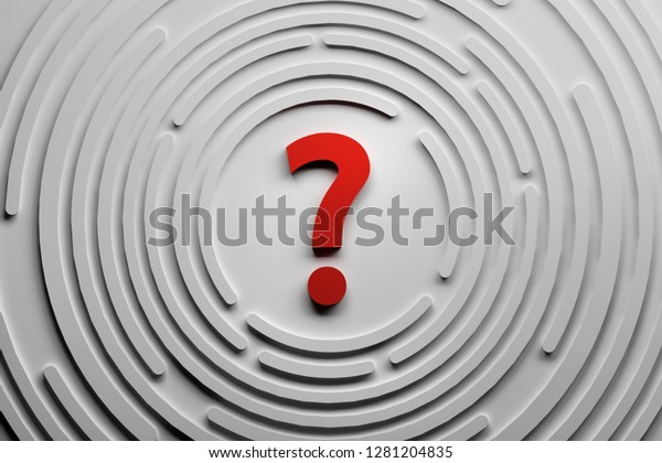 Question Mark Circular Lines Question Sign Stock Illustration ...