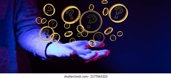 Question Mark Concept Science Technology Stock Illustration 2177065323 ...