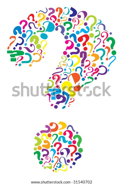 Question Mark Formed Many Question Marks 库存插图 31540702 | Shutterstock