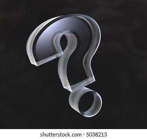 Question Mark Help Symbol Transparent Glass Stock Illustration 5038213 ...