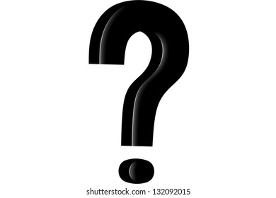Question Mark High Resolution Rendered Stock Illustration 132092015 ...