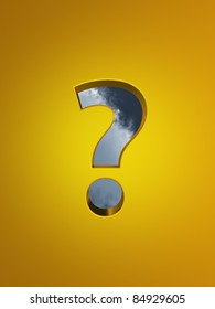 Question Mark Hole Clouds Background 3d 스톡 일러스트 84929605 | Shutterstock