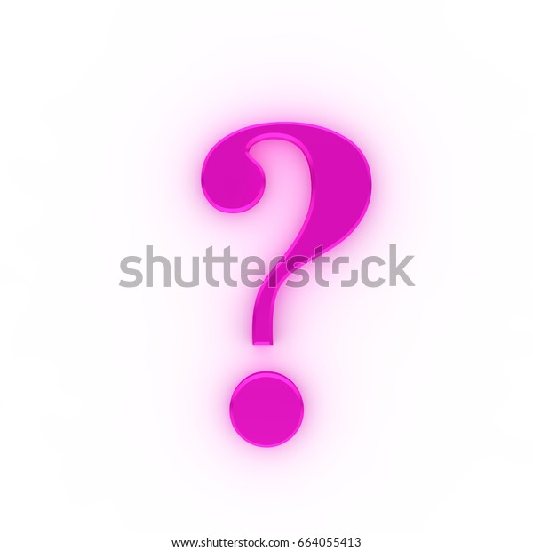 Question Mark Illustration 3d High End Stock Illustration 664055413 ...
