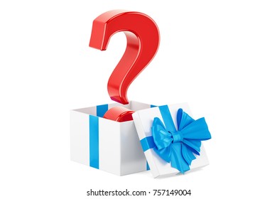 Question Mark Inside Gift Box What Stock Illustration 757149004 ...