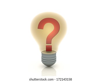 Lamp Question Mark 스톡 일러스트 305044232 | Shutterstock