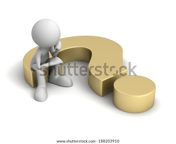 Question Mark Man Stock Illustration 188203910 | Shutterstock
