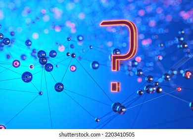 Question Mark On Abstract Background Research Stock Illustration ...
