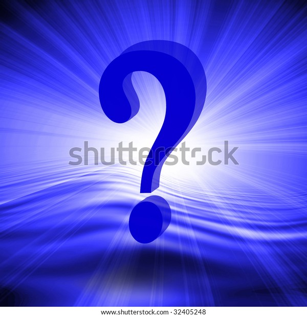 Question Mark On Dark Blue Background Stock Illustration 32405248