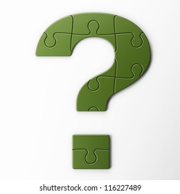 Question Mark Puzzle Clipping Path Stock Illustration 116227489 ...
