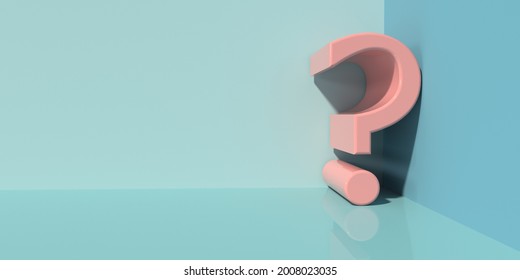 Question Mark Shadow 3d Render Design Stock Illustration 2008023035 ...