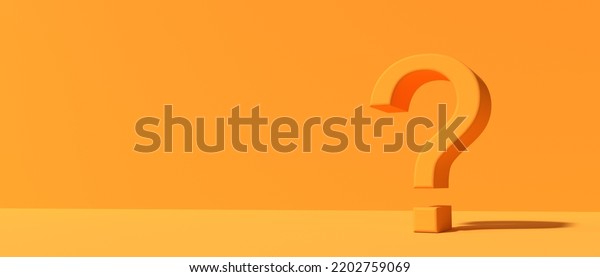 Question Mark Shadow 3d Render Design Stock Illustration 2202759069 ...