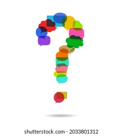Question Mark Speech Bubble Stock Illustration 2033801312 | Shutterstock