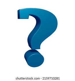 Question Mark Symbol 3d Render 3d Stock Illustration 2159710281 ...