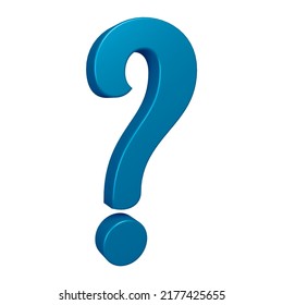 Question Mark Symbol 3d Render 3d Stock Illustration 2177425655 ...