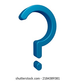 Question Mark Symbol 3d Render 3d Stock Illustration 2184389381 ...