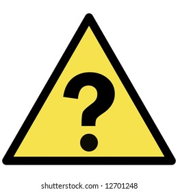 Rounded Triangle Shape Hazard Warning Sign Stock Vector (Royalty Free ...