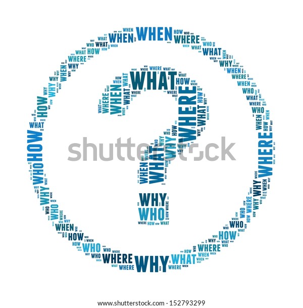 Question Mark Word Collage Stock Illustration 152793299 | Shutterstock