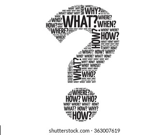 1,592 Question mark word cloud Images, Stock Photos & Vectors ...