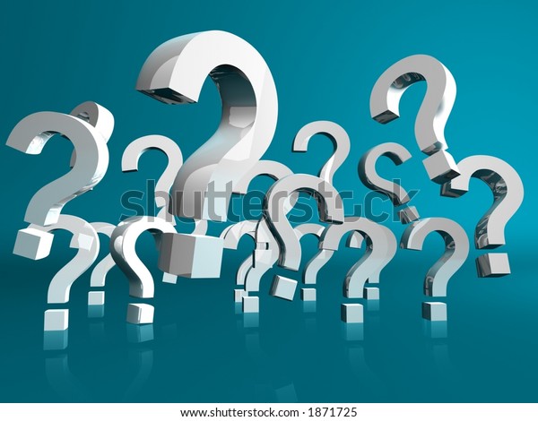 Question Marks Flying: ภาพประกอบสต็อก 1871725 | Shutterstock