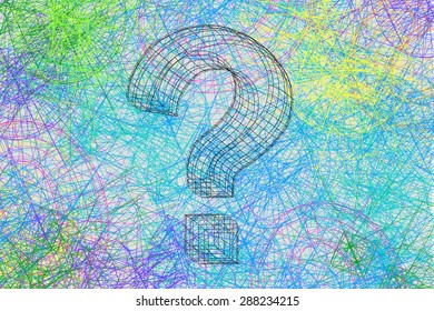Question Marks Wireframe Stock Illustration 288234215 | Shutterstock