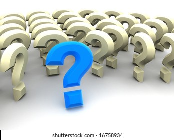 Question Sign 3d Stock Illustration 16758925