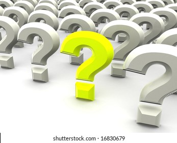 Question Sign 3d Stock Illustration 16758925